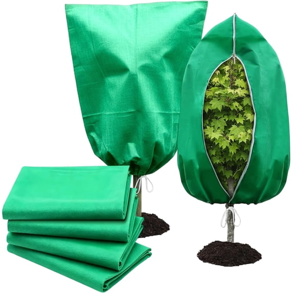 4 Pack Frost Blankets for Outdoor Plant Covers Freeze Protection Frost ...