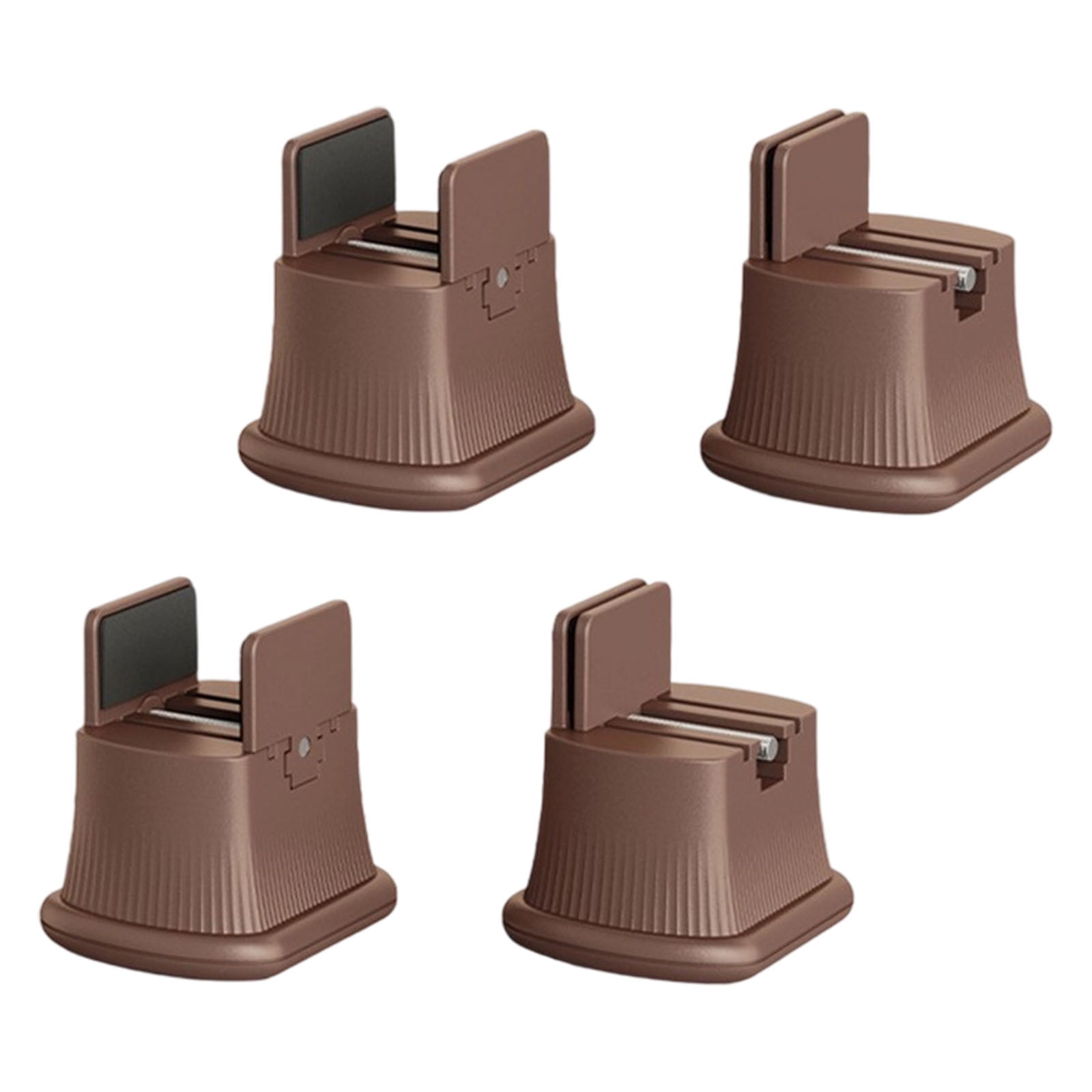 4-Pack Furniture Risers, 360-Degree Rollers with Smooth Movement for ...