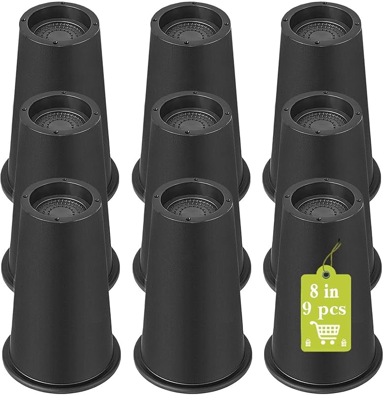4 Pack Furniture Risers 4 Inch, Bed Risers Heavy Duty for Table Desk ...