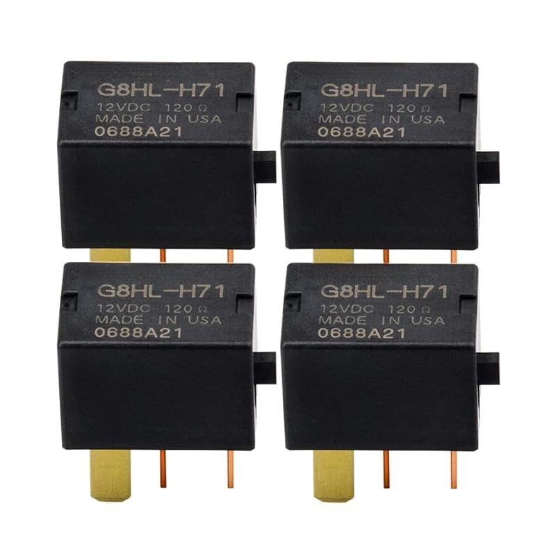 4 Pack G8HL-H71 AC and Starter Relay 39794-SDA-A03 39794-SDA-A05 Compatible for Crosstour CR-V ...