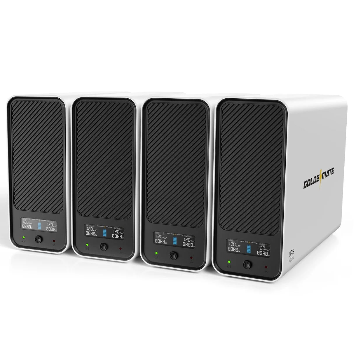 4 Pack GOLDENMATE UPS 1000VA/800W UPS Battery Backup and Surge ...
