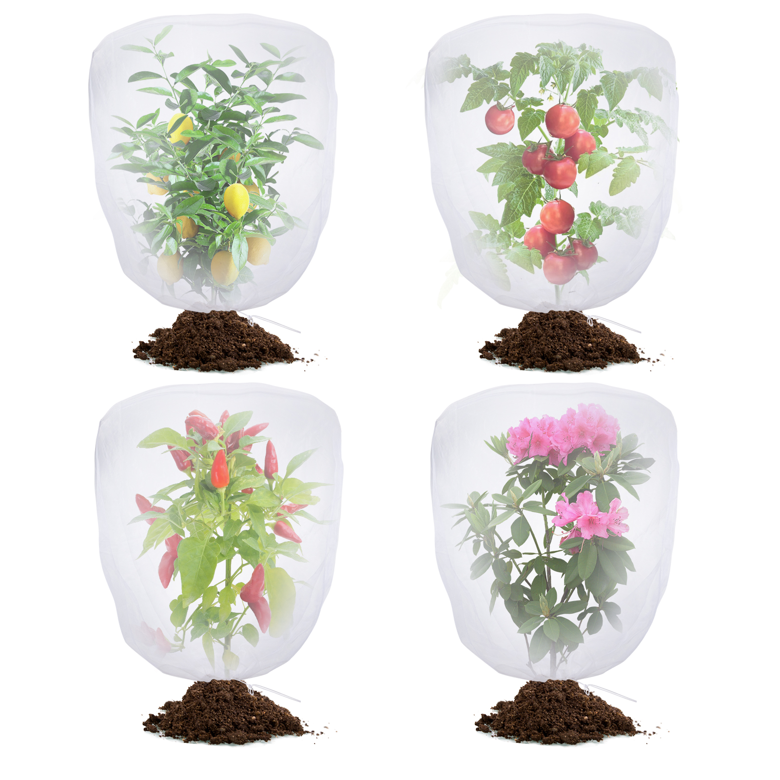 Gardens Alive! Floating Standard Weight Fabric Row Cover - 61 In x 25 ...