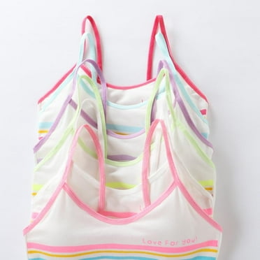 MANJIAMEI Juniors Teen Girls Light Cotton Training Bra Wireless ...
