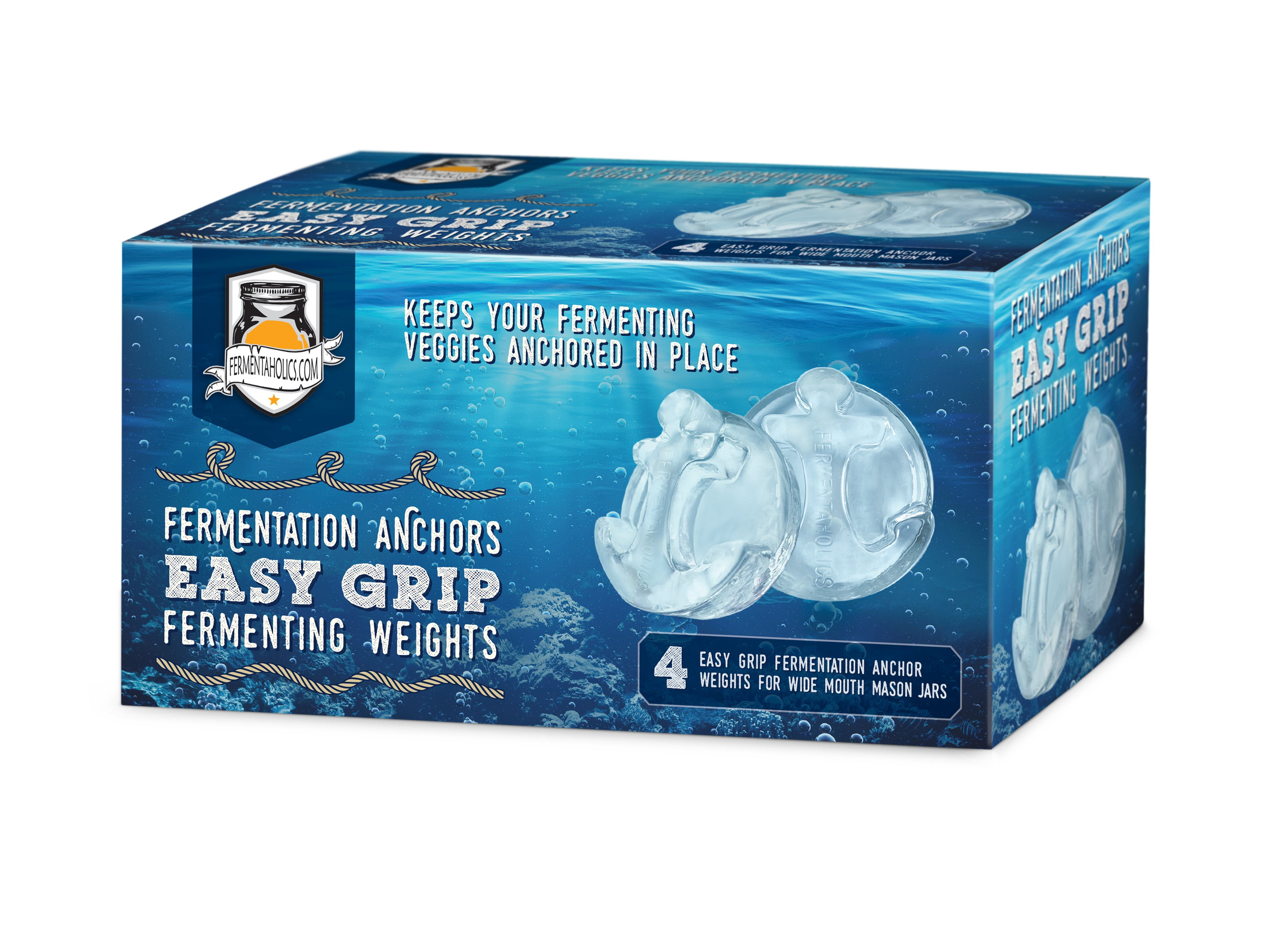 Glass Fermentation Weights, Anchor - 4-pk - Walmart.com