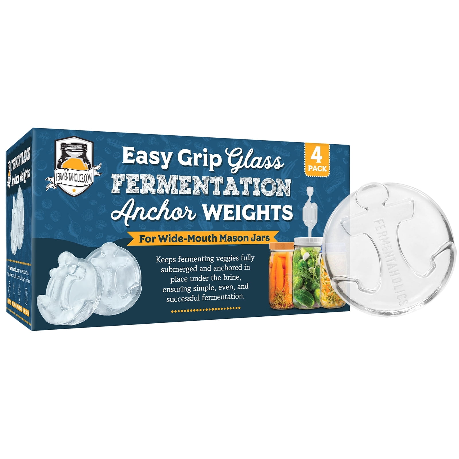 Glass Fermentation Weights, Anchor - 4-pk - Walmart.com