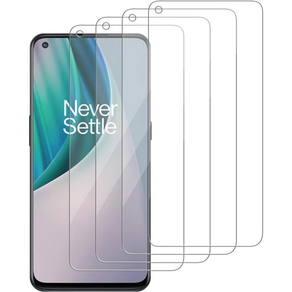 4 Pack Glass Screen Protector Compatible for OnePlus Nord N10 5G ...