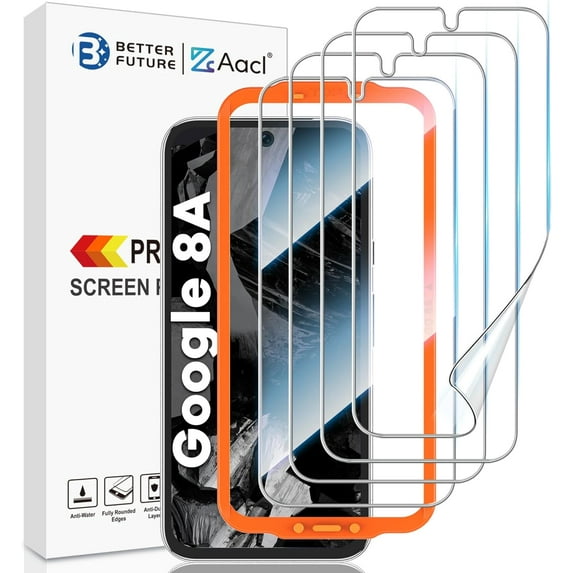 4 Pack for Google Pixel 8a Screen Protector [Not Glass] - Film for ...