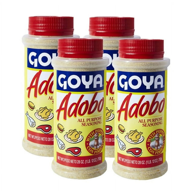 4 Pack | Goya Adobo All Purpose Seasoning with Pepper (28 oz ...