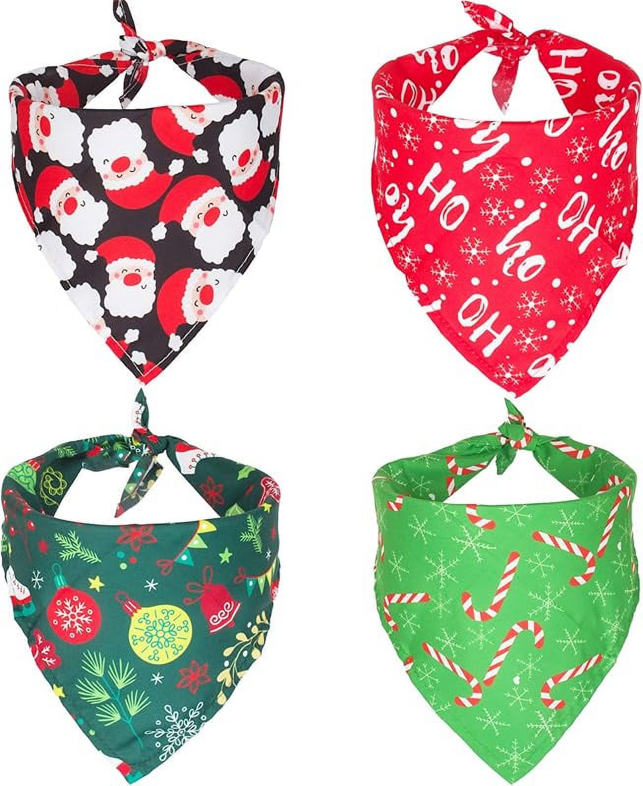 4 Pack Halloween Dog Bandana, Pumpkin Ghost Dog Scarf Bib, Pet ...