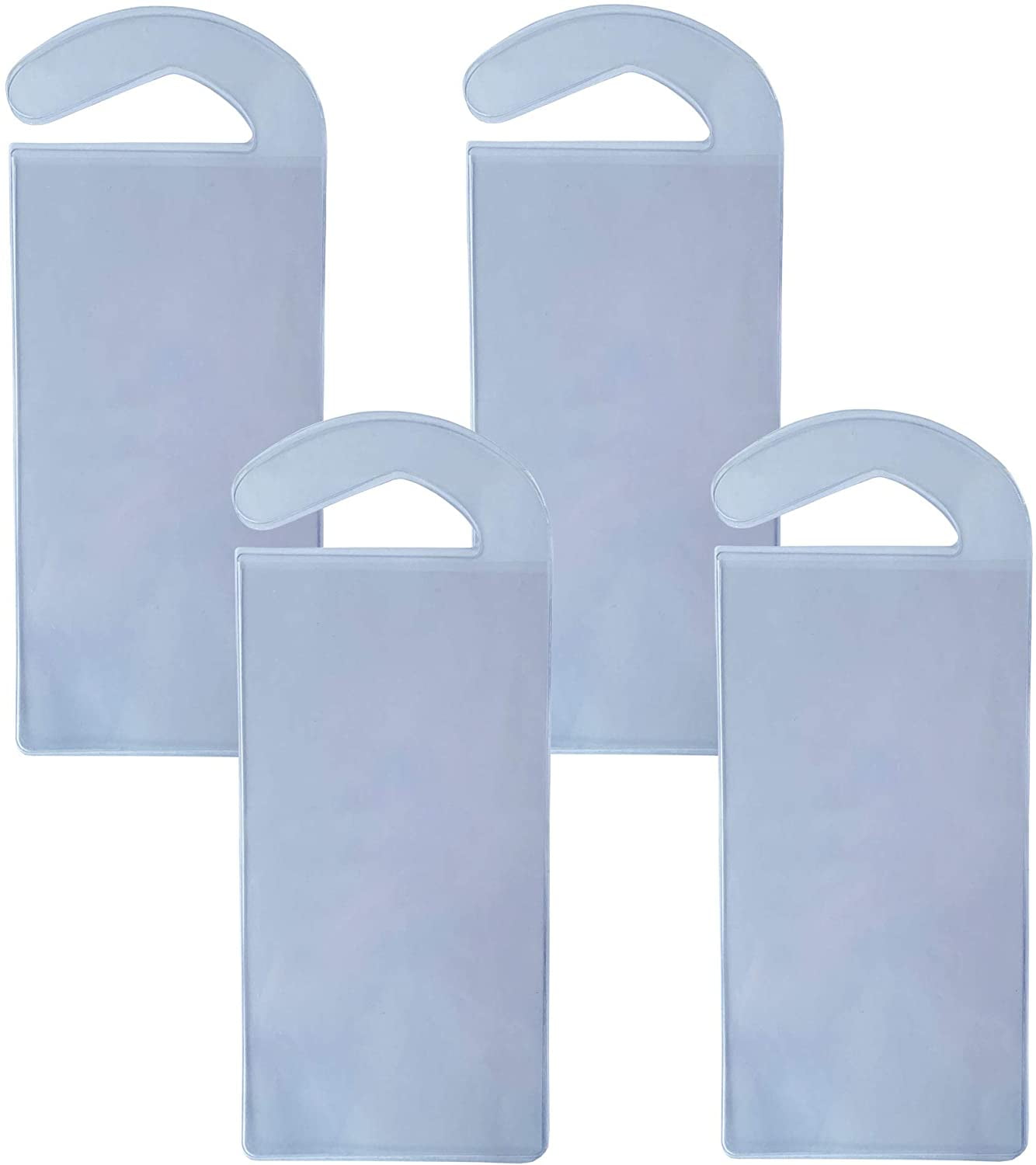 4-Pack Clear Plastic Handicap Parking Placard Hanger Holder - Easy Pass ...
