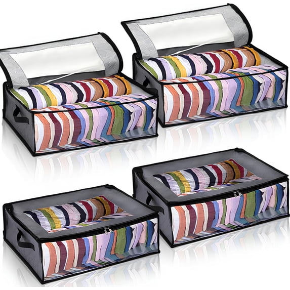 4 Pack Hat Storage for Baseball Caps, Non-woven Wide Hat Organizer ...