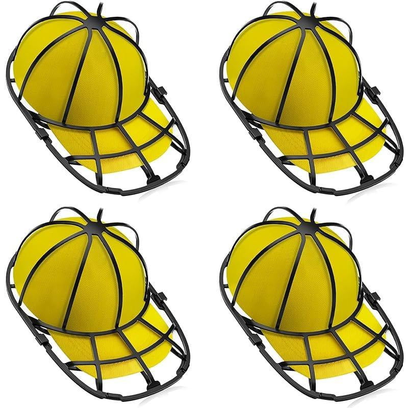 4 Pack Hat Washer for Baseball Cap Washer Cage for Washing Machine,Ball ...