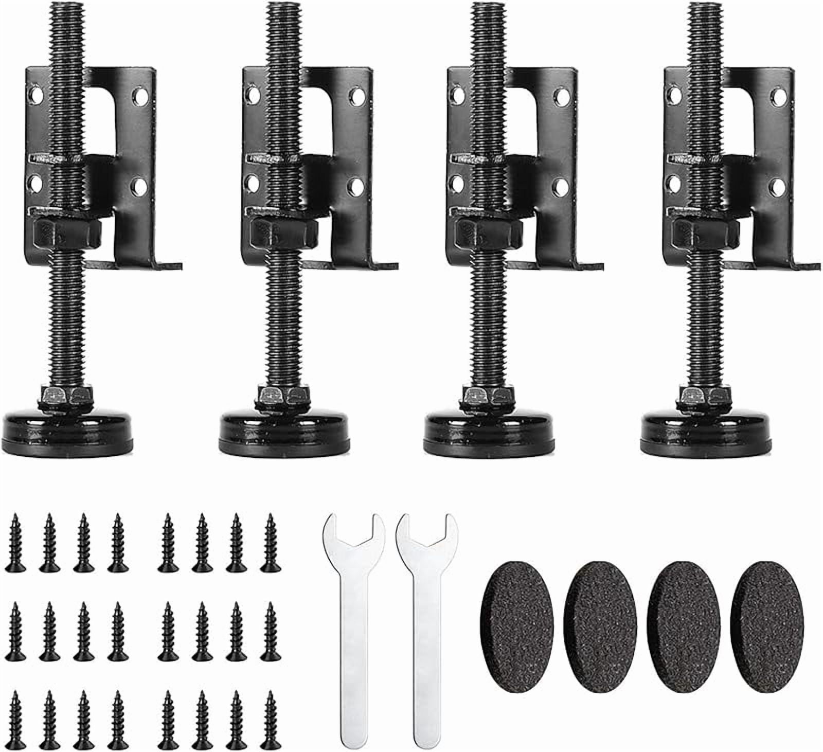 4 Pack Heavy Duty Adjustable Leveling Feet - Furniture Levelers for ...