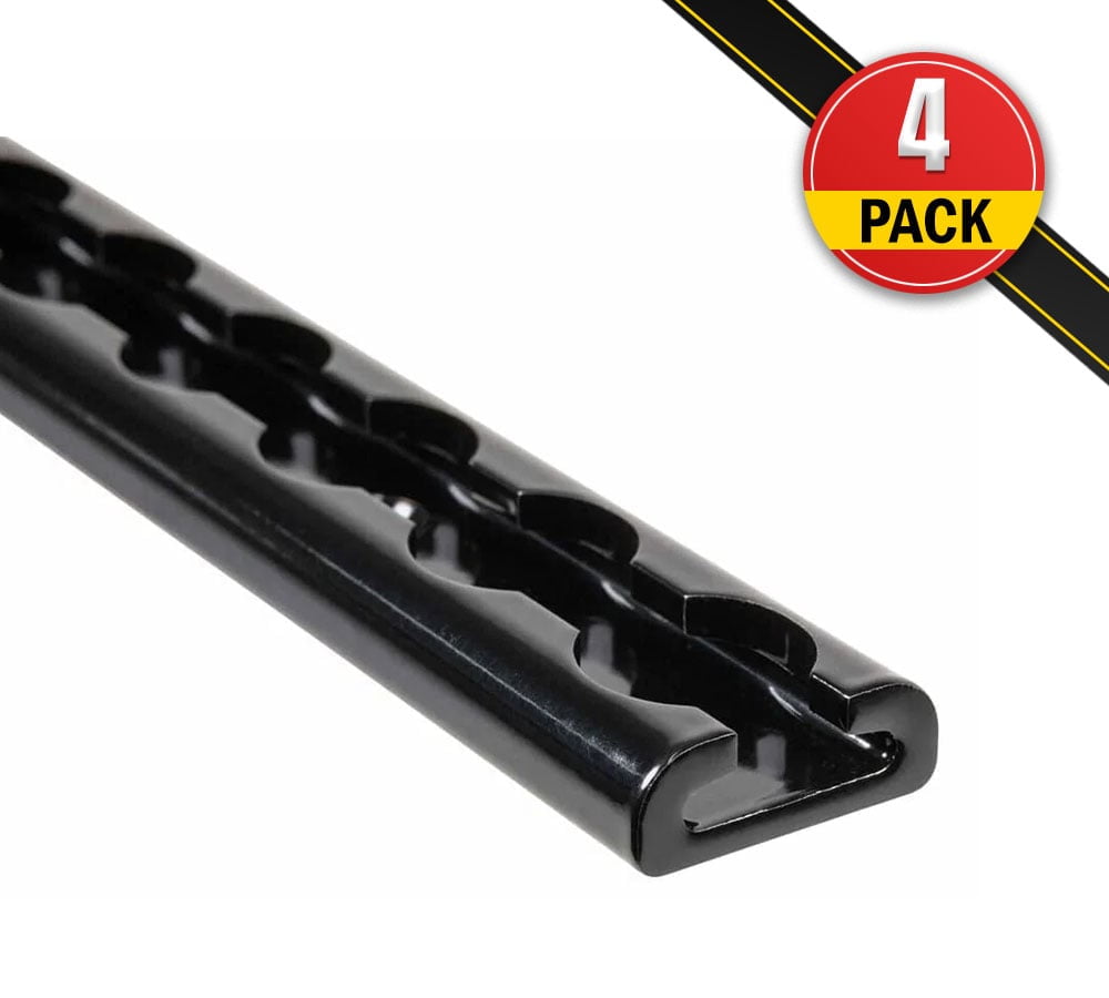4 Pack Heavy Duty Aluminum 2ft L-Track Trailer Tie Down Rail for ...