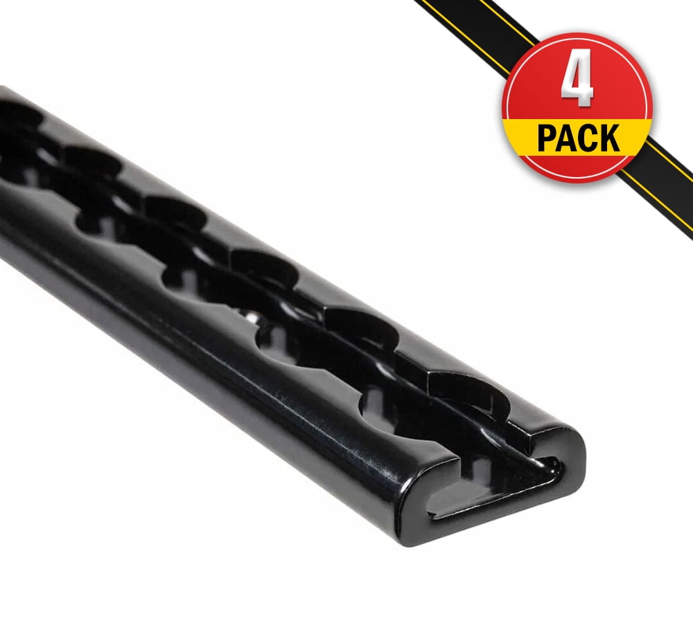 4 Pack Heavy Duty Aluminum 4ft L-Track Trailer Tie Down Rail for ...