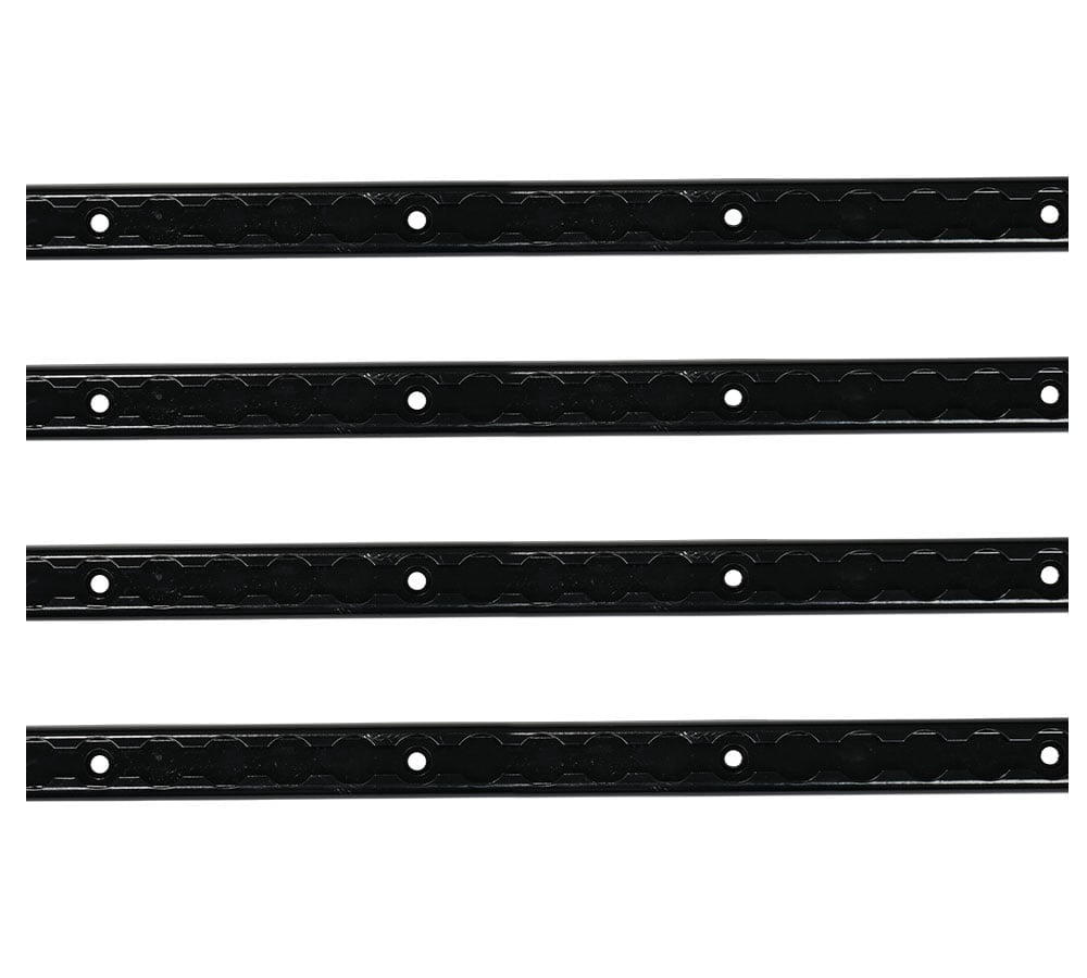 4 Pack Heavy Duty Aluminum 8ft L-Track Trailer Tie Down Rail for ...