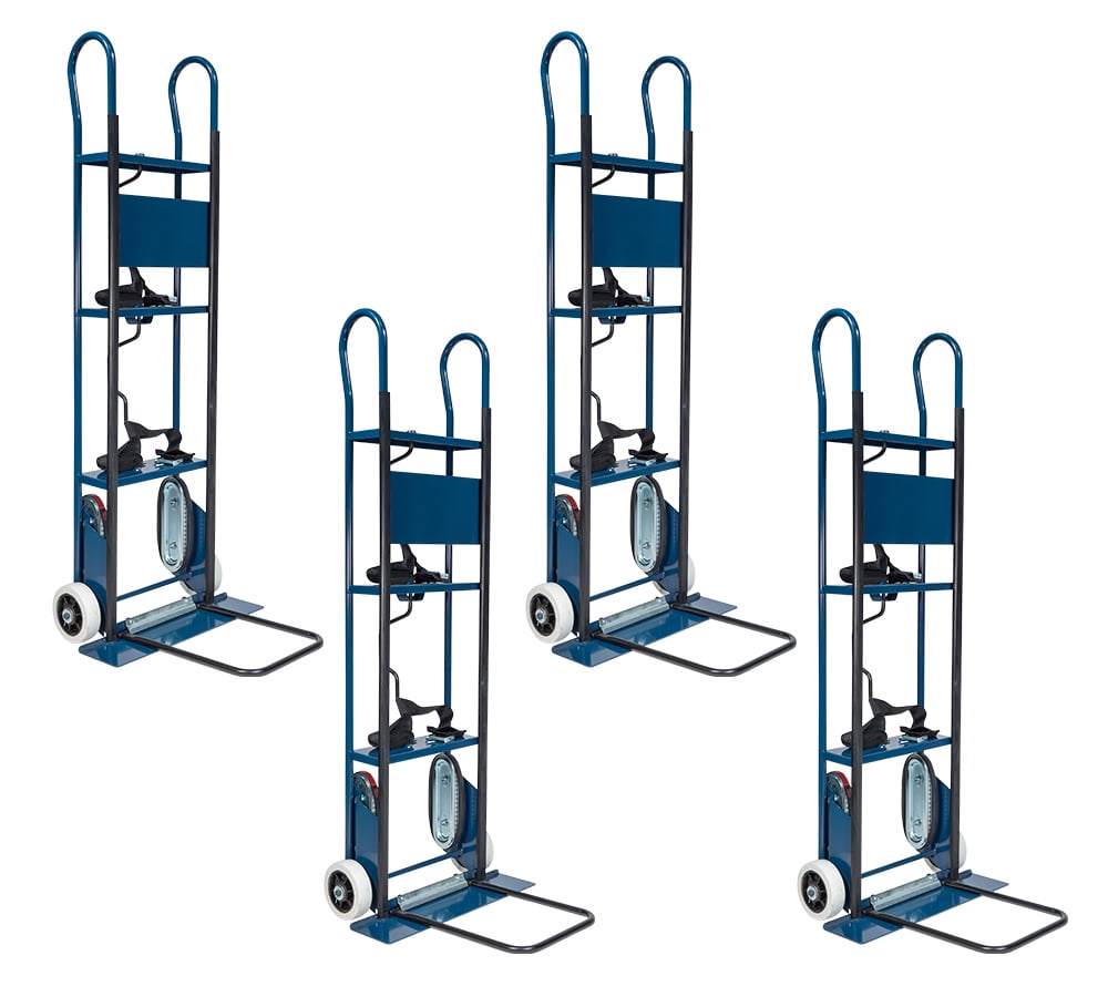 4 Pack Steel Appliance Hand Truck Dolly with Easy-to-use Belt Tightener ...
