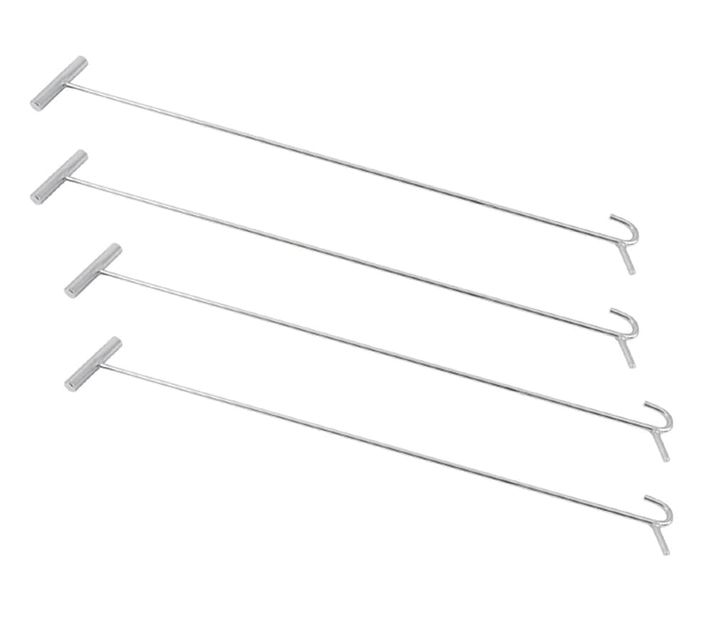 (4 Pack) Heavy Duty Chrome Fifth Wheel Pin Puller w/ Hook 34" - Walmart.com