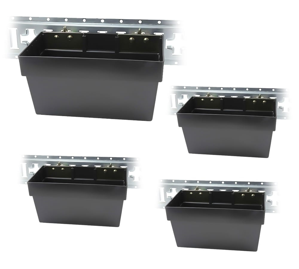 Mytee Products Heavy Duty E-Track Storage Bin Automotive Organizers,13 ...