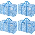 4 Pack Heavy Duty Extra Large Moving Bags with Reinforced Handles ...