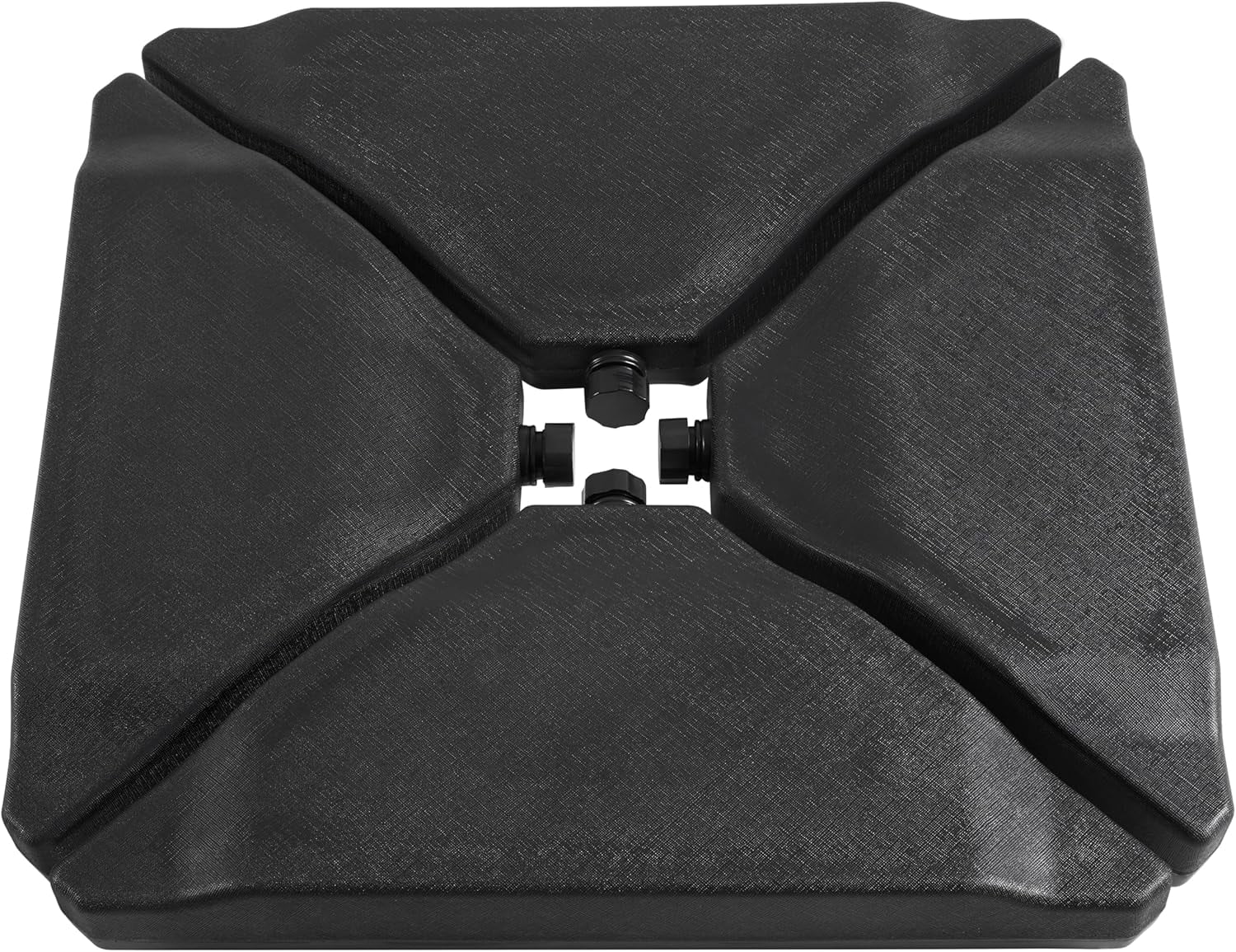 4-Pack Heavy Duty Offset Umbrella Stands – Square Sand/Water-Filled ...