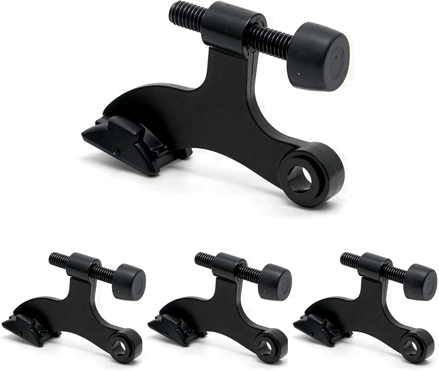 4 Pack Hinge Pin Black Door Stopper, Adjustable Heavy Duty Hinge Pin ...