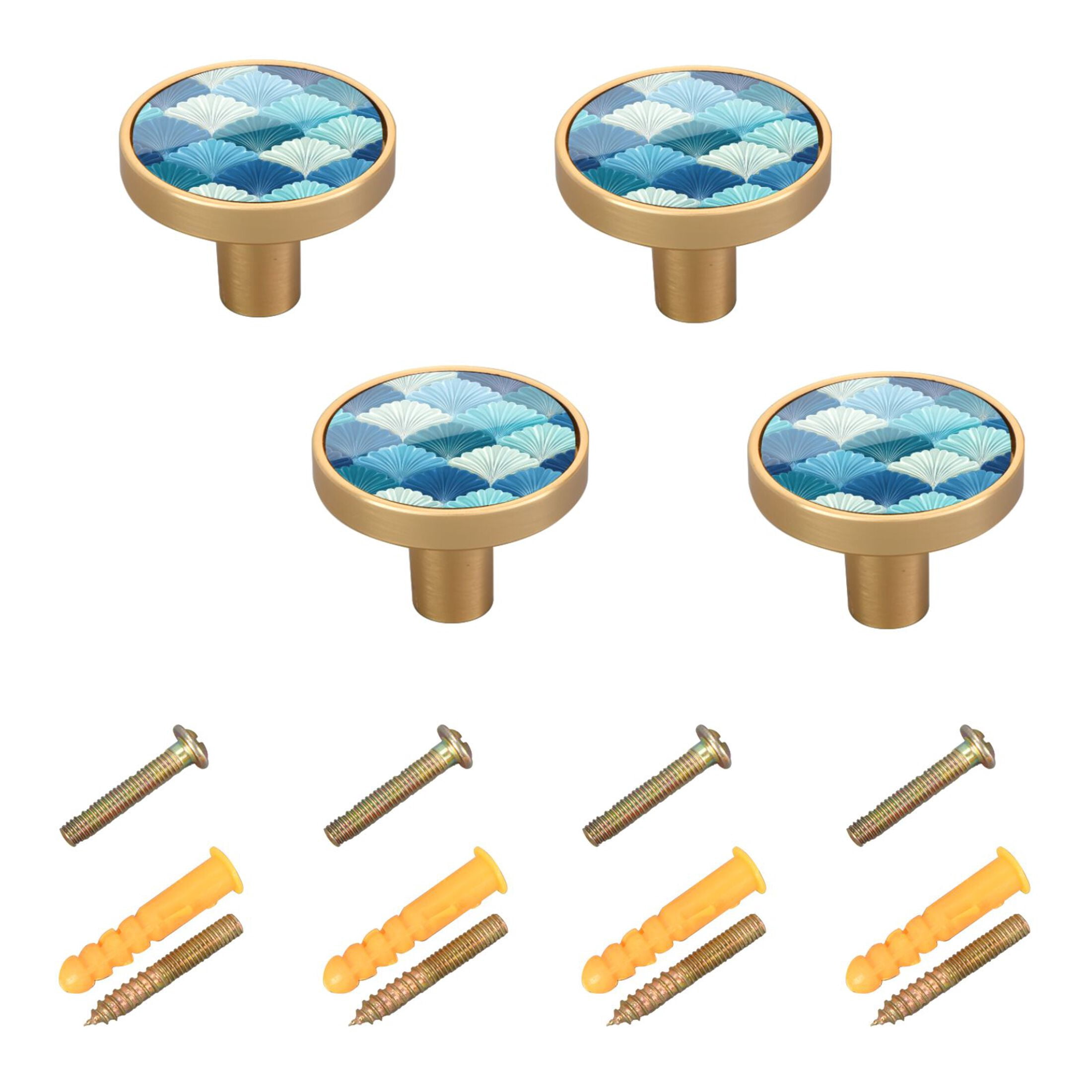 4-Pack Home Cabinet Knob Furniture Drawer Knob for Cabinets & Walls ...