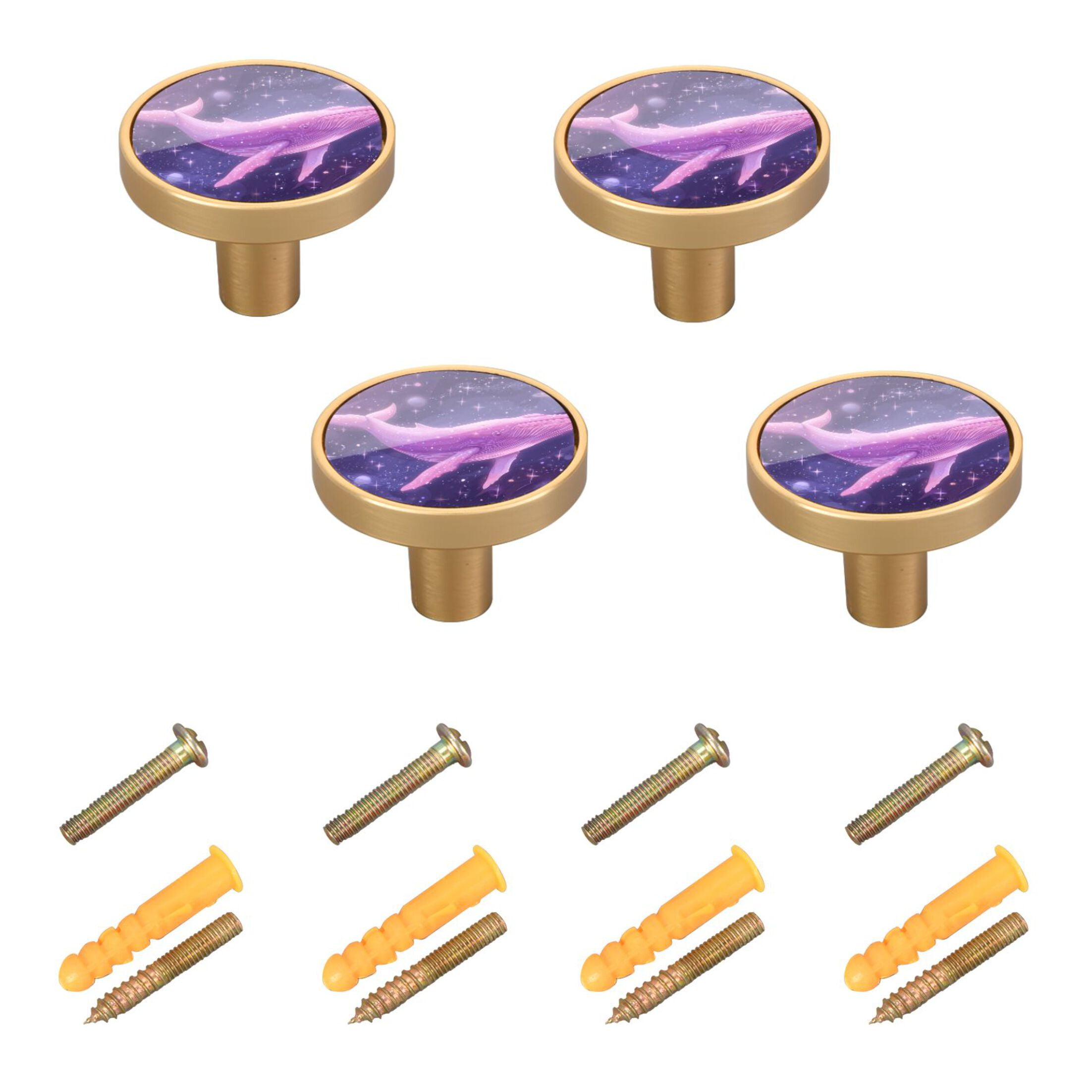 4-Pack Home Cabinet Knob Furniture Drawer Knob for Cabinets & Walls ...