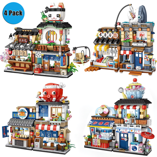Zogymoz House Building Toy Set of 4, Brick Set for Kids, 2969 PCS ...