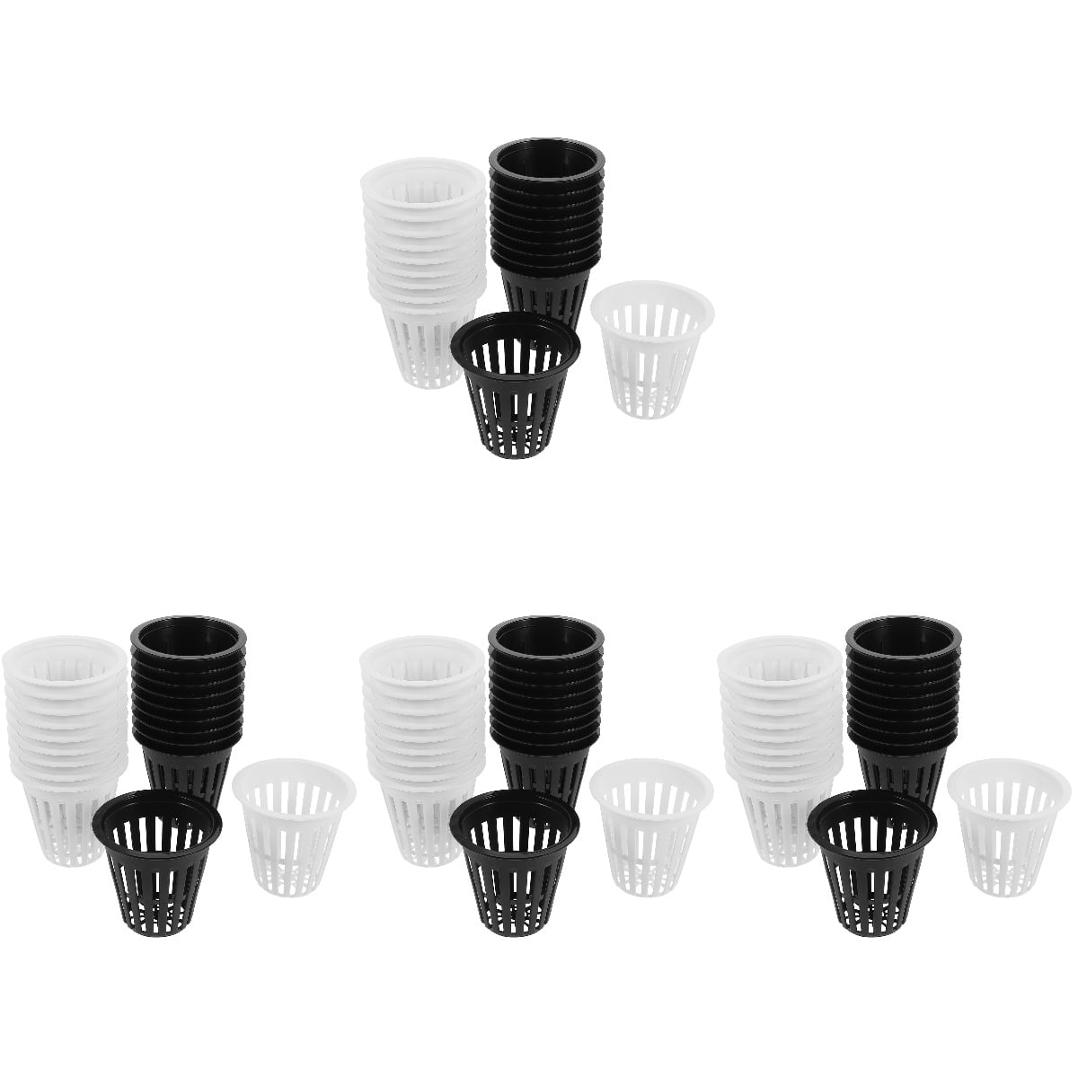4 Pack House Plant Pot Planting Pots Basket Flower Hydroponic Mesh ...