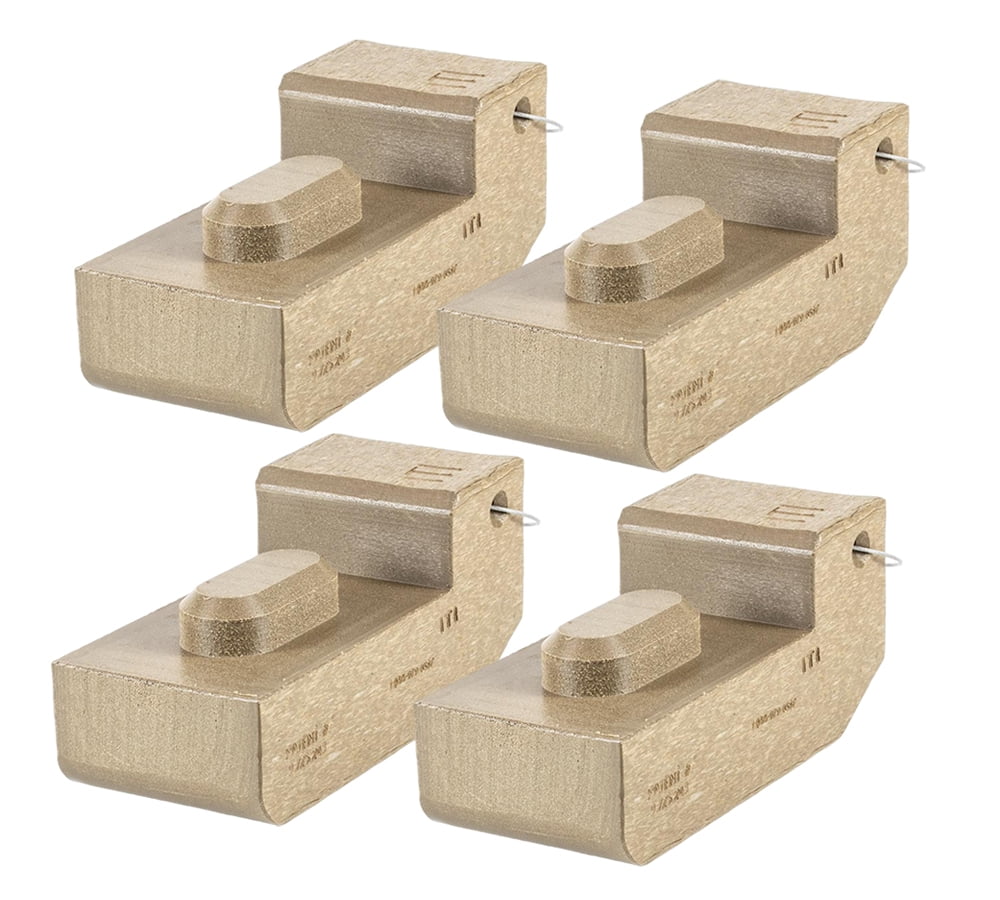 (4 Pack) ITI Shipping Container Skates with Plugs - Moving or Loading ...