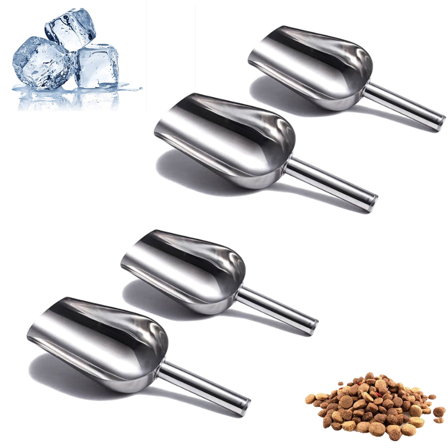 4 Pack Ice Scoop 12oz, Scoop for Ice machine maker, Freezer, Bar, Ice ...