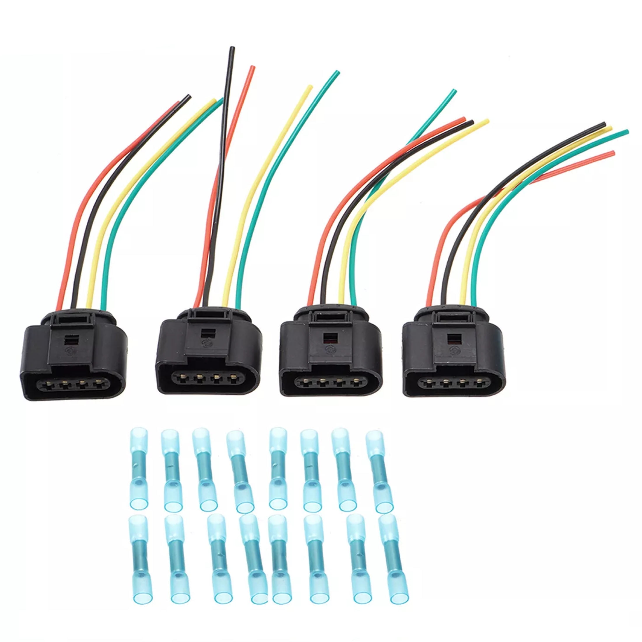 4 Pack Ignition Coil Connector Harness Plugs Wiring W/Terminals for ...