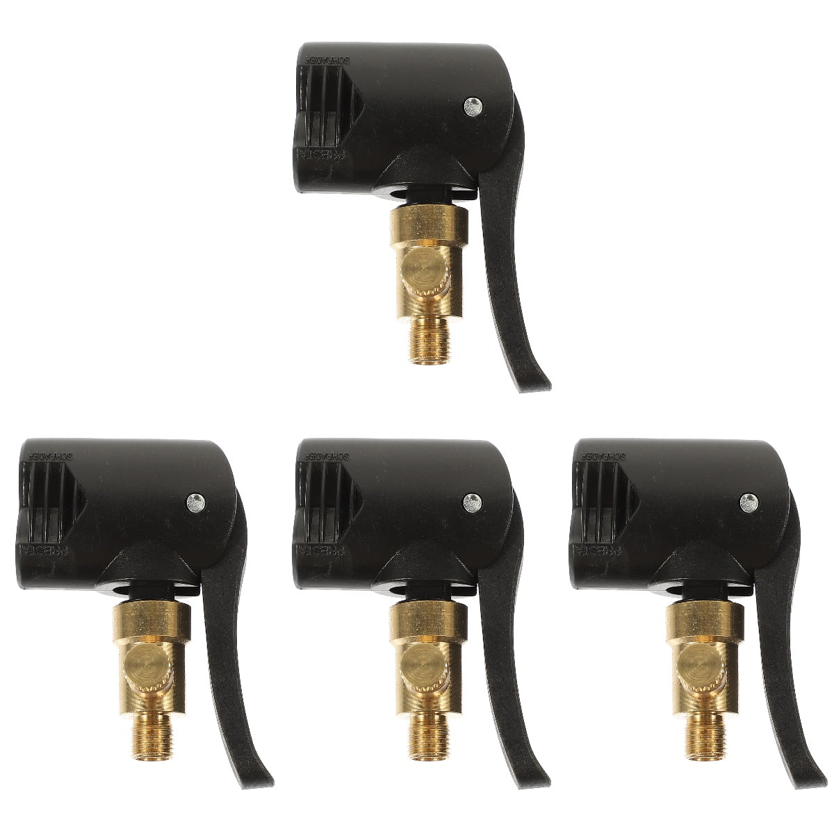 4 Pack Inflatable Chuck Bike Dual Purpose Hose Clamp Tire Inflator ...