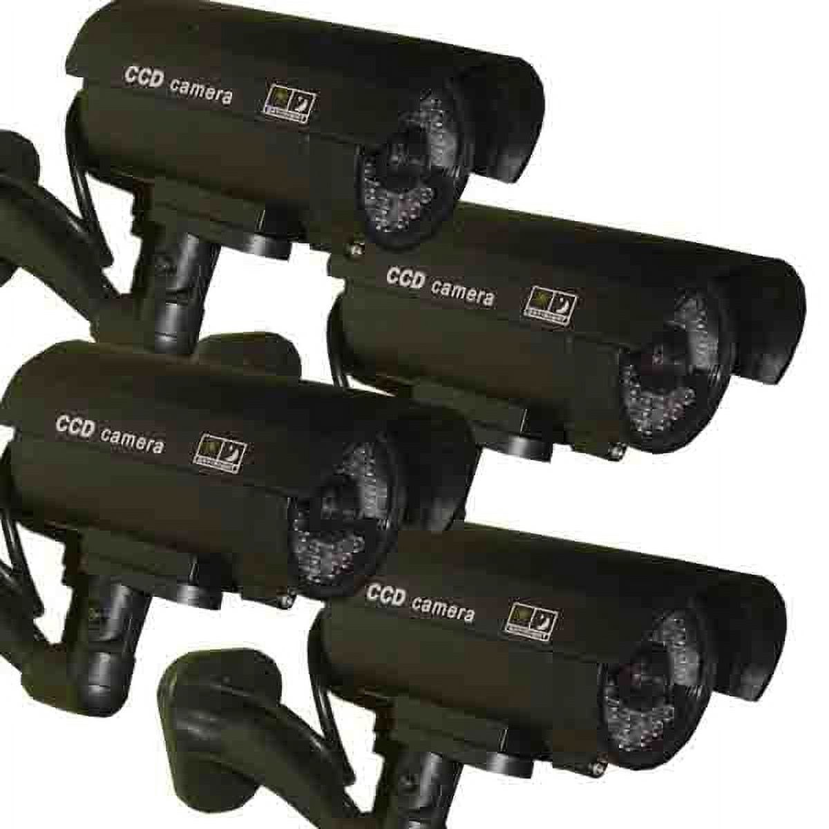 4 Pack - JYtrend (TM) Outdoor Dummy Fake Security Camera with Inflared ...