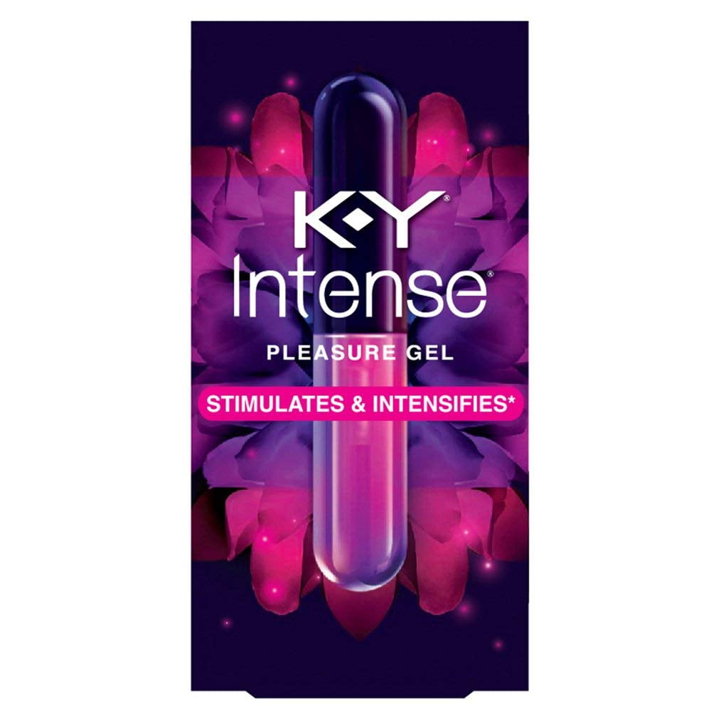 4 Pack K-Y Intense Pleasure Gel Lubricant .34 oz each - Walmart.com