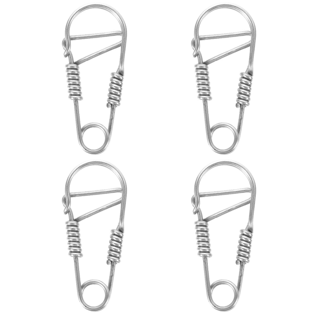 4 Pack Key Rack Heavy Duty Retractable Keychain with Integrated ...