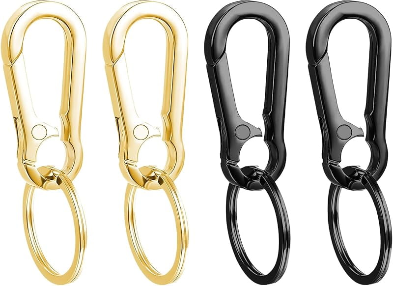 4 Pack Keychain, Metal Key Chain, Sturdy Key Ring, Key Rings Key ...