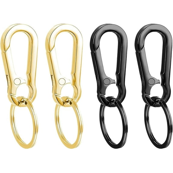 4 Pack Keychain, Metal Key Chain, Sturdy Key Ring, Key Rings Key ...