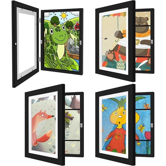 4 Pack Kids Artwork Frames Changeable 8.5 x 11 Inch Children Art ...