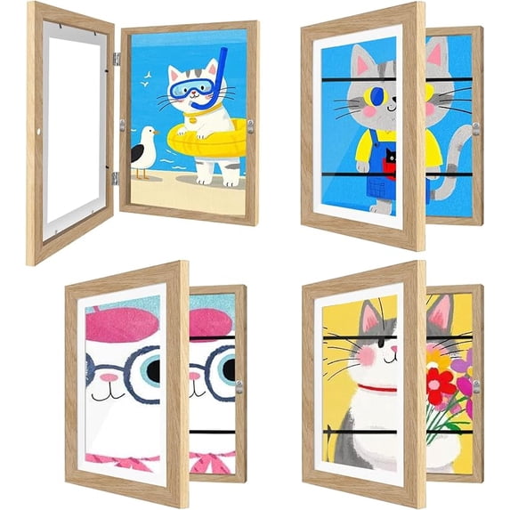 4 Pack Kids Artwork Frames Changeable 8.5 x 11 Inch Children Art ...