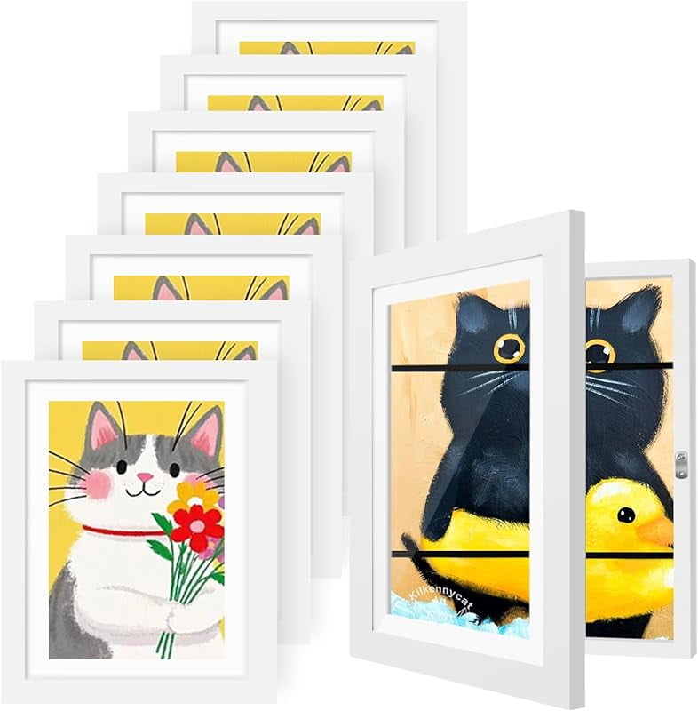 4 Pack Kids Artwork Frames Changeable 8.5 x 11 Inch Children Art ...