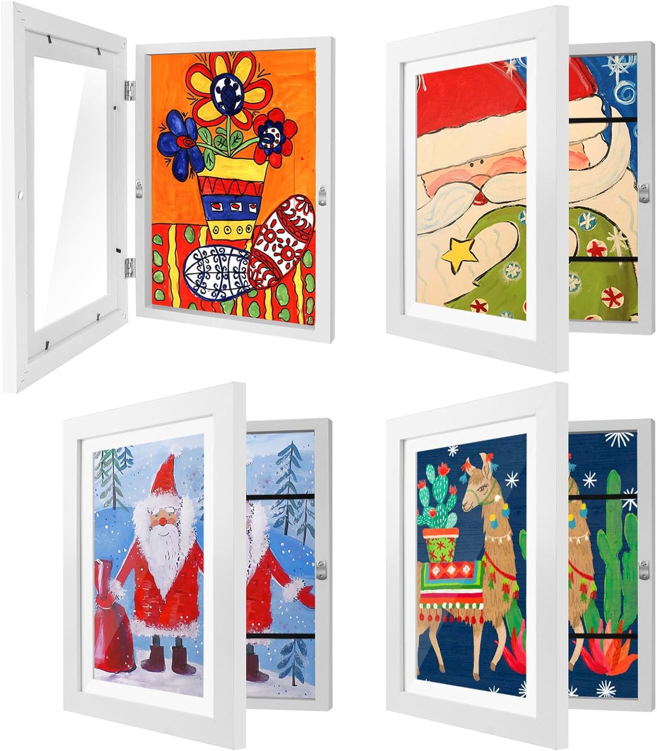 4 Pack Kids Artwork Frames Changeable 8.5 x 11 Inch Children Art ...