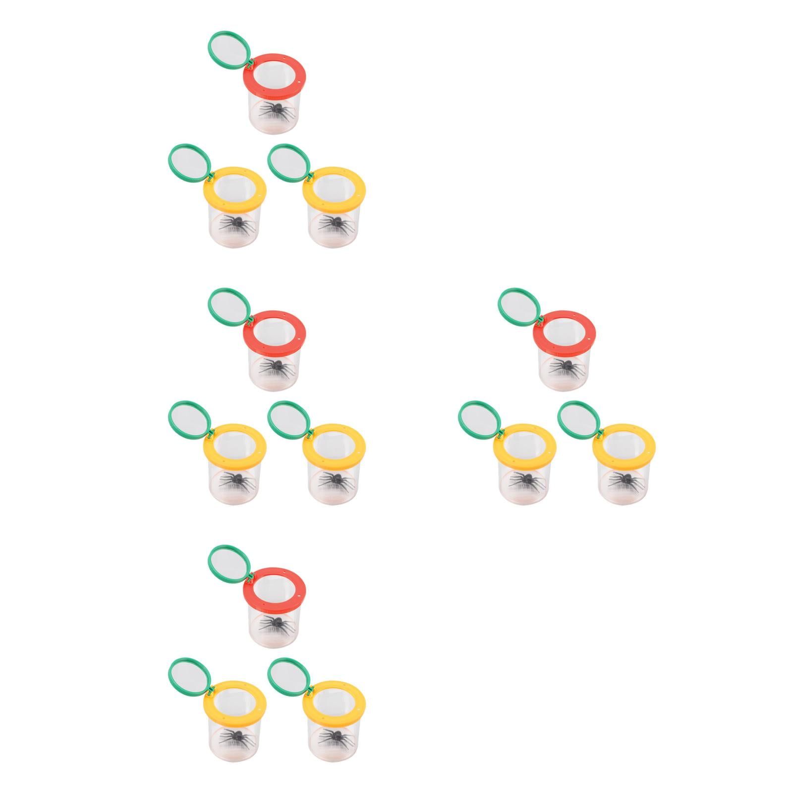 4 Pack Kids Toy Jar Insect Observation Box Viewing Device Study Kit ...