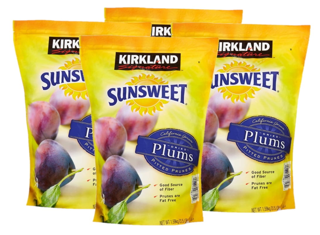 4 Pack | Kirkland Signature Whole Dried Plums, Rich in Fiber ...