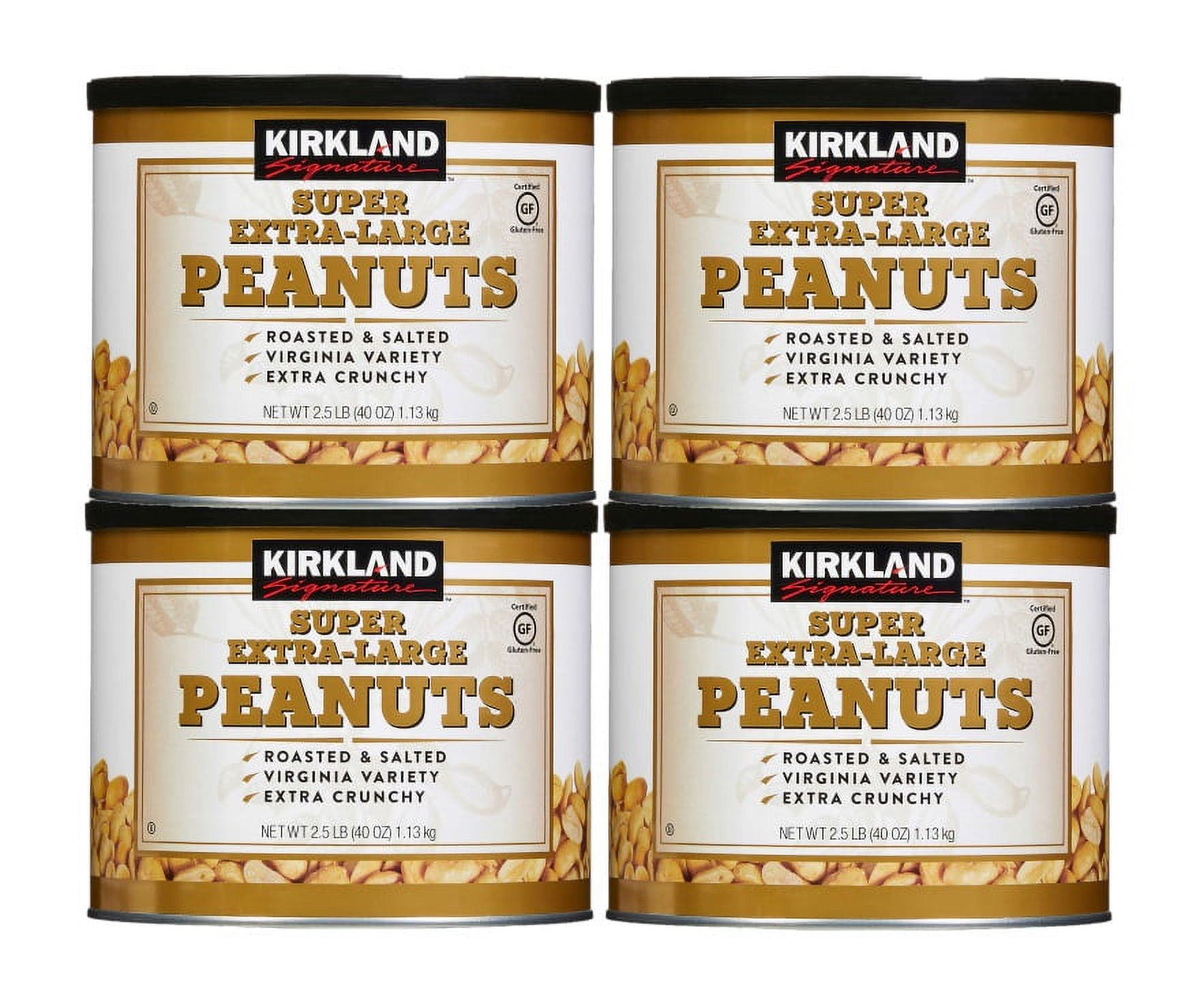 Kirkland Signature | 4 Pack Virginia Roasted Super Extra-Large Peanuts ...