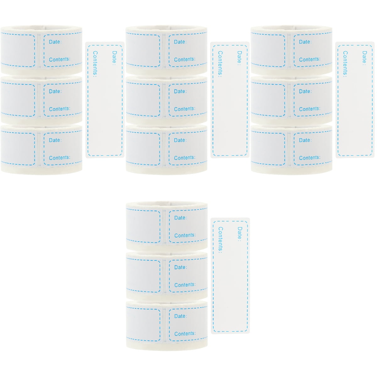 4 Pack Kitchen Labels for Containers Adhesive Food Sticker Dot ...