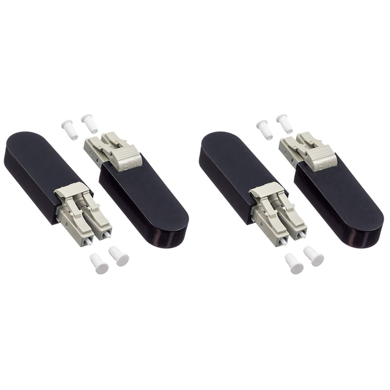 4-Pack LC/ Fiber Optic Loopback Adapter Cable, Multimode 50/125 Test ...