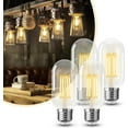 4 Pack LED Edison Bulbs, 4W Edison Light Bulbs, Antique LED Filament ...