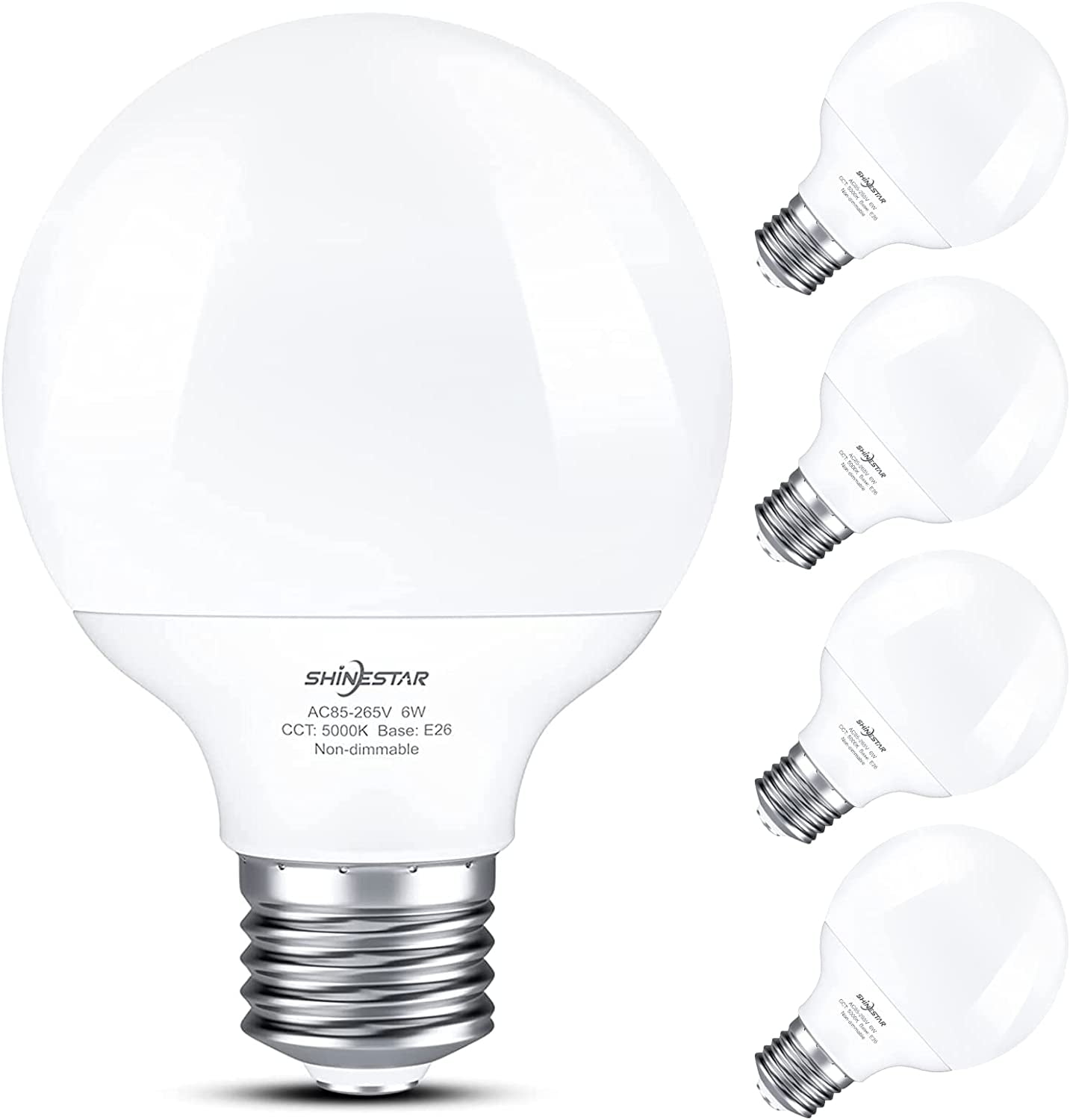 Maxlite 4-Pack Dimmable LED Daylight Light Bulb, 10-Watt, 75 Watt ...